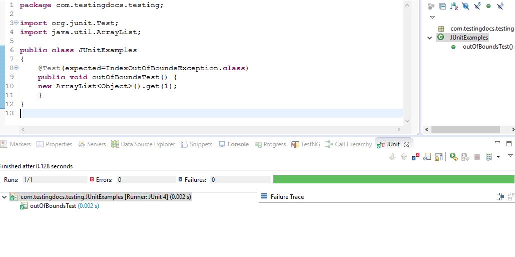 JUnit Test Annotation Examples TestingDocs