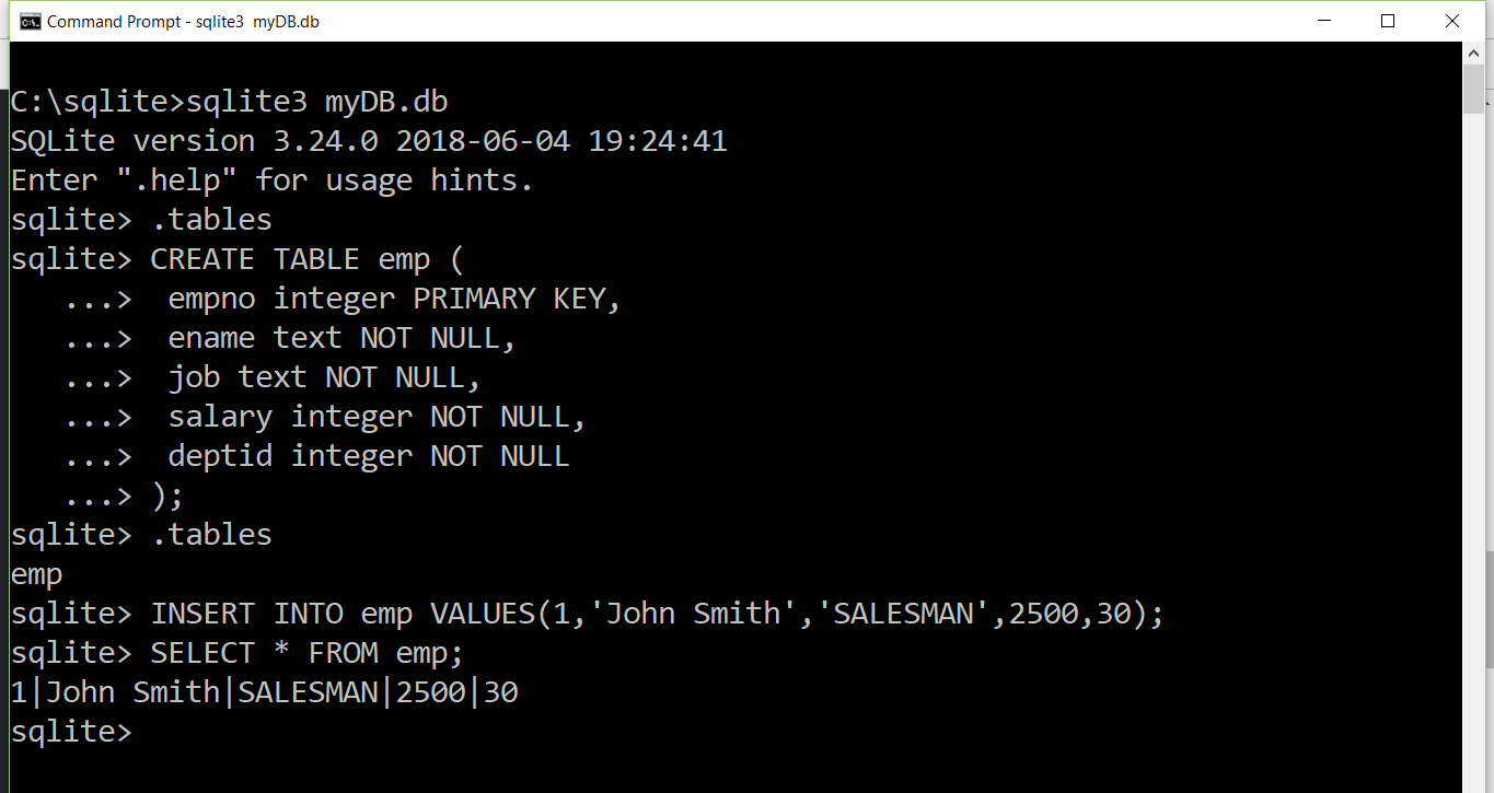 SQLite Database Introduction TestingDocs