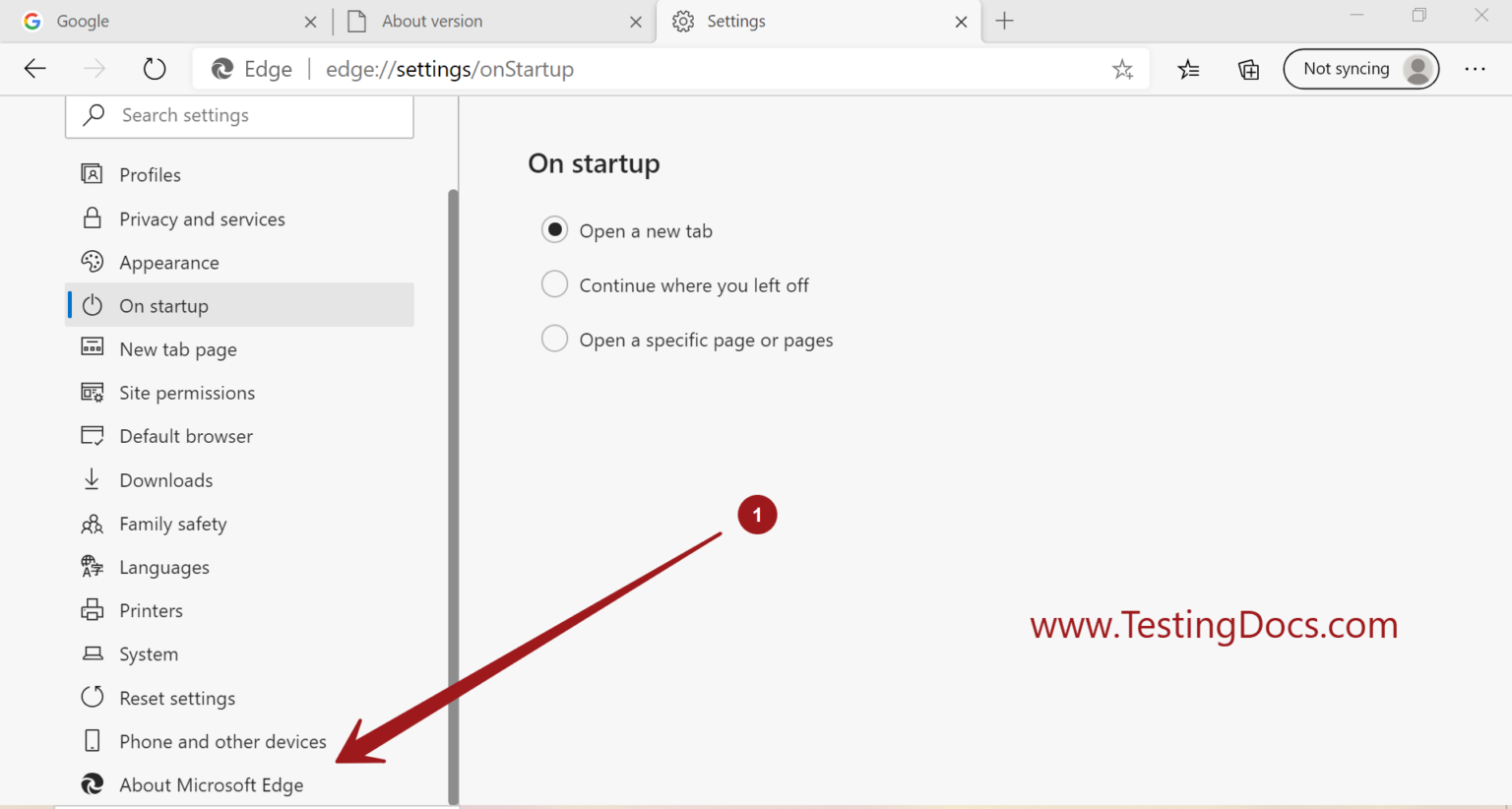 How to manually Update new Edge Browser on Windows - TestingDocs