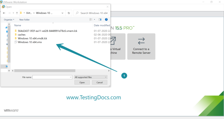 How to open Virtual Machine in Vmware Workstation - TestingDocs