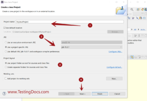 How to create a Java Project in Eclipse - TestingDocs