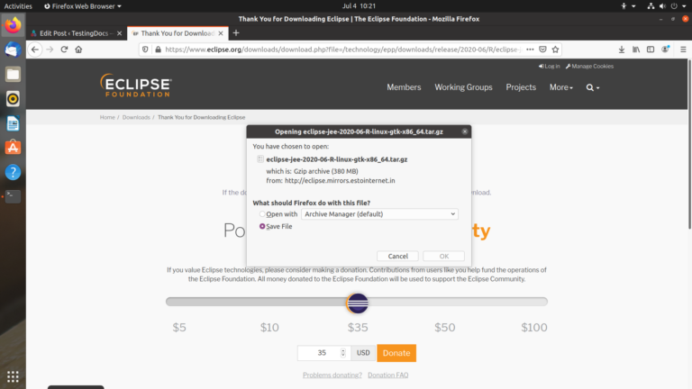 How to install Eclipse IDE on Linux - TestingDocs