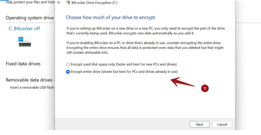 Enable BitLocker Drive Encryption on Windows 11 - TestingDocs.com