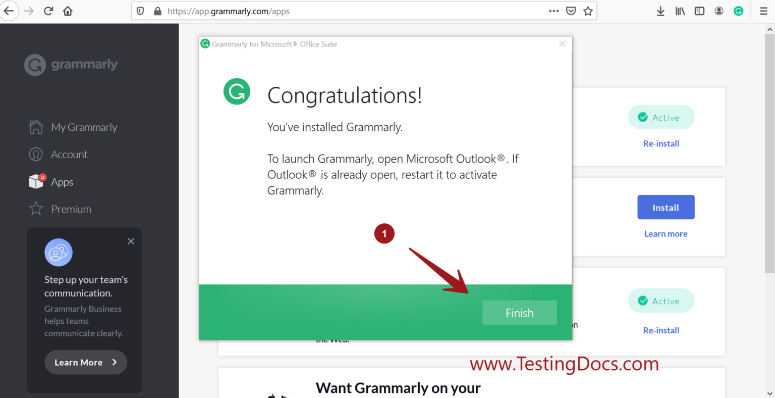 How to Add Grammarly to MS Word Document - TestingDocs