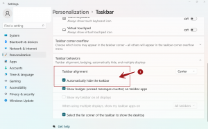 How to Hide Taskbar on Windows 11 - TestingDocs