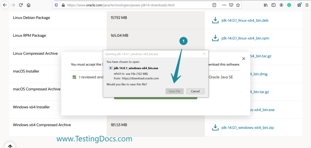 How to Download and Install Oracle JDK 14 - TestingDocs