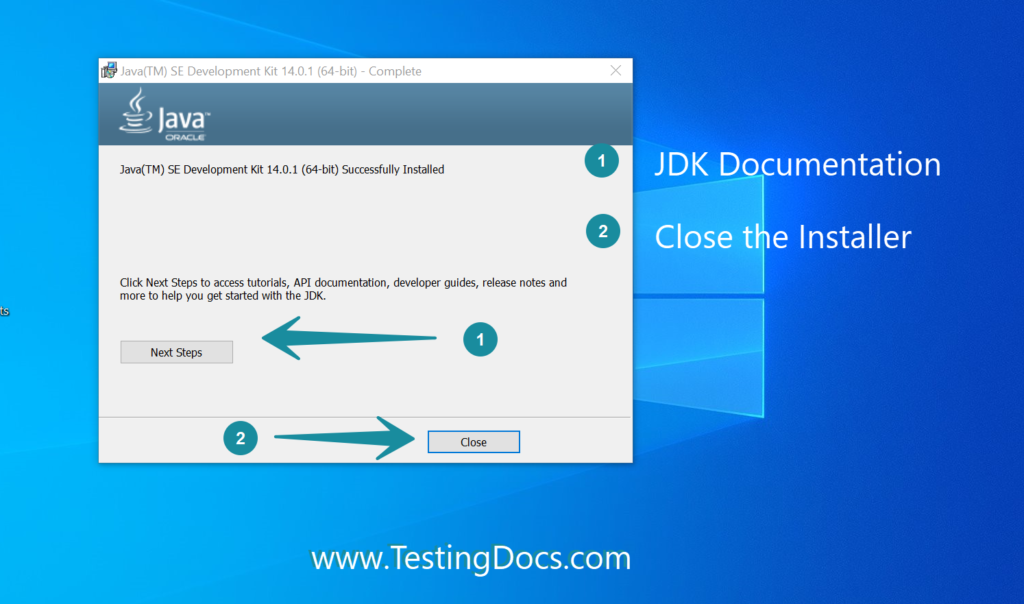 How to Download and Install Oracle JDK 14 - TestingDocs