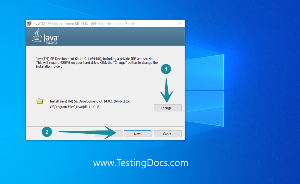 How to Download and Install Oracle JDK 14 - TestingDocs