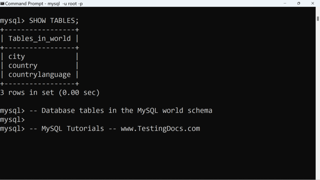 What is a Database Table? - TestingDocs