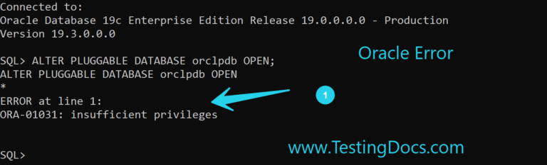 Connect to Pluggable Database (PDB) - TestingDocs.com