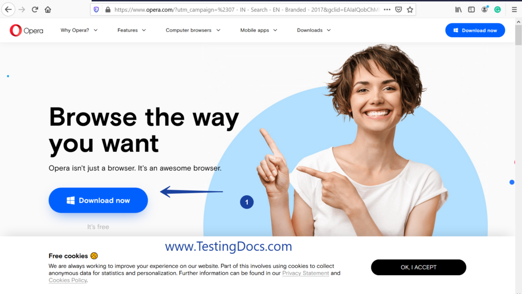 How to download Opera browser on Windows - TestingDocs