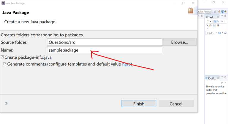 How to create a package in Eclipse IDE? - TestingDocs