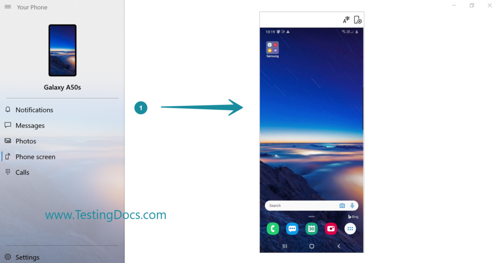 Link Android Mobile Phone to Windows 10 PC - TestingDocs