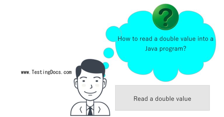 Java program to read a double value - TestingDocs