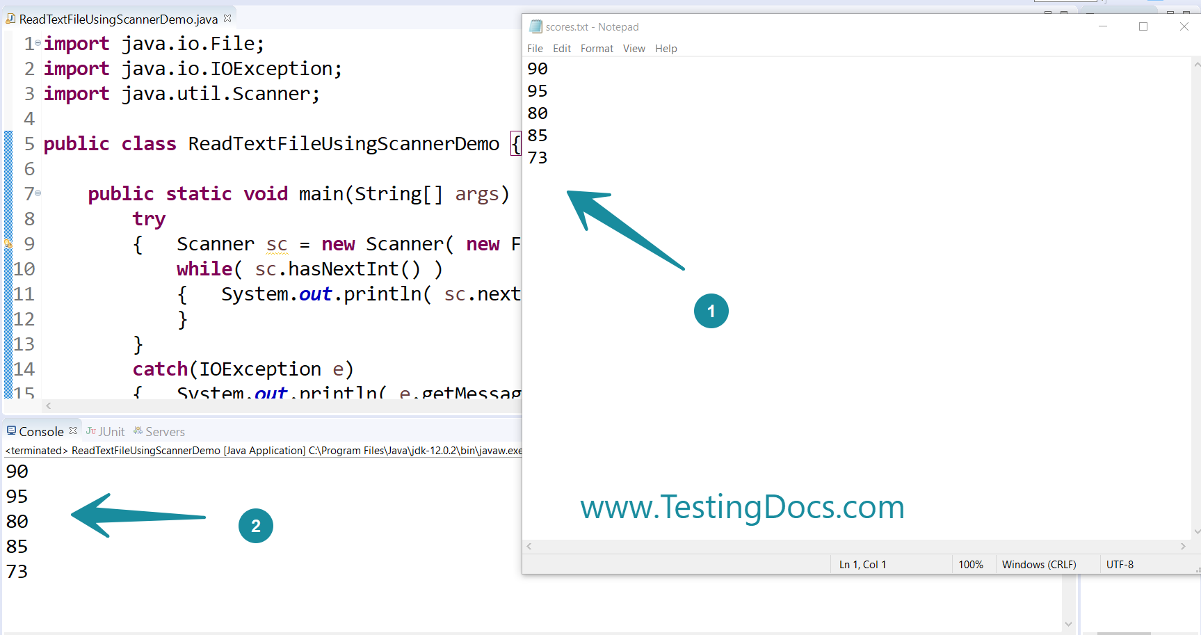 Read A File In Java Using Scanner Class TestingDocs