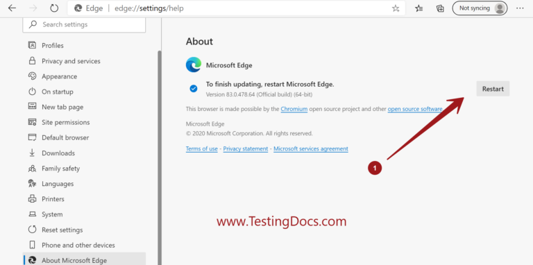 How To Manually Update New Edge Browser On Windows Testingdocs