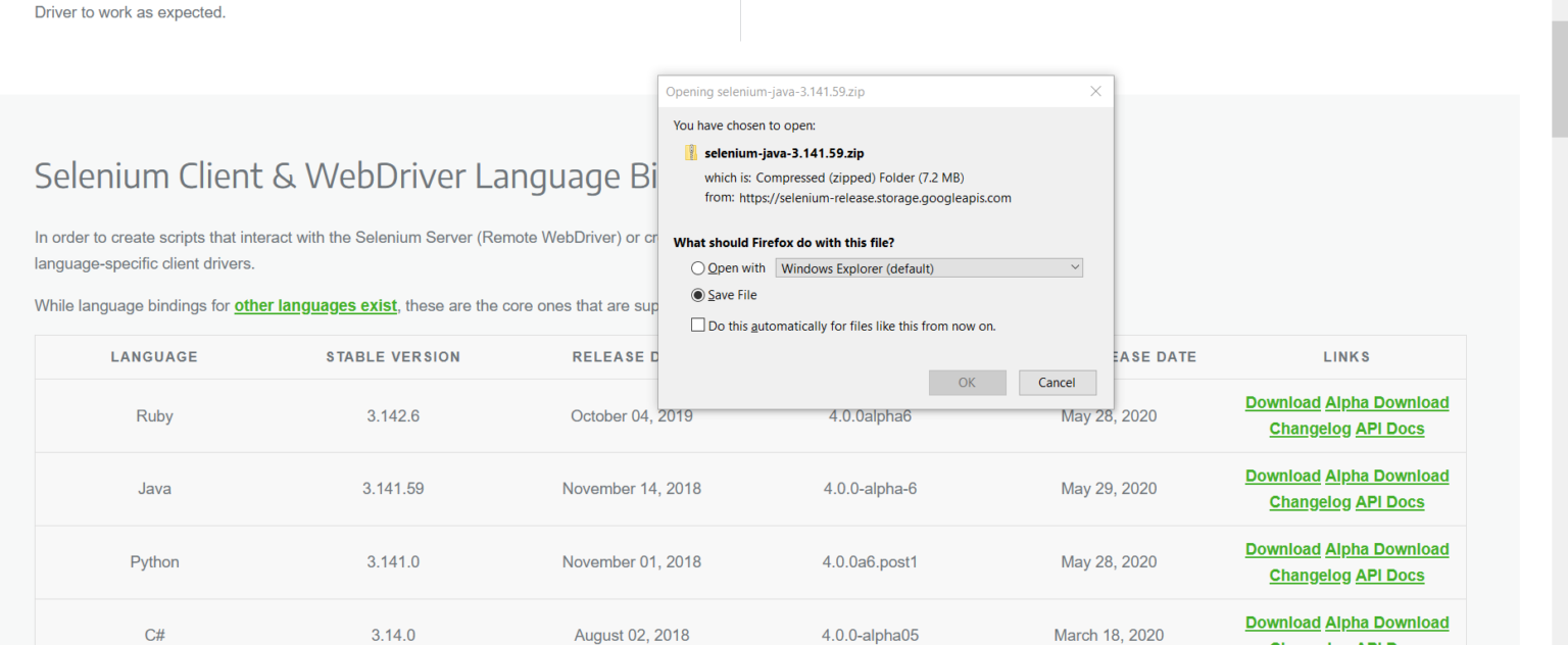 How to Download Selenium Webdriver? - TestingDocs