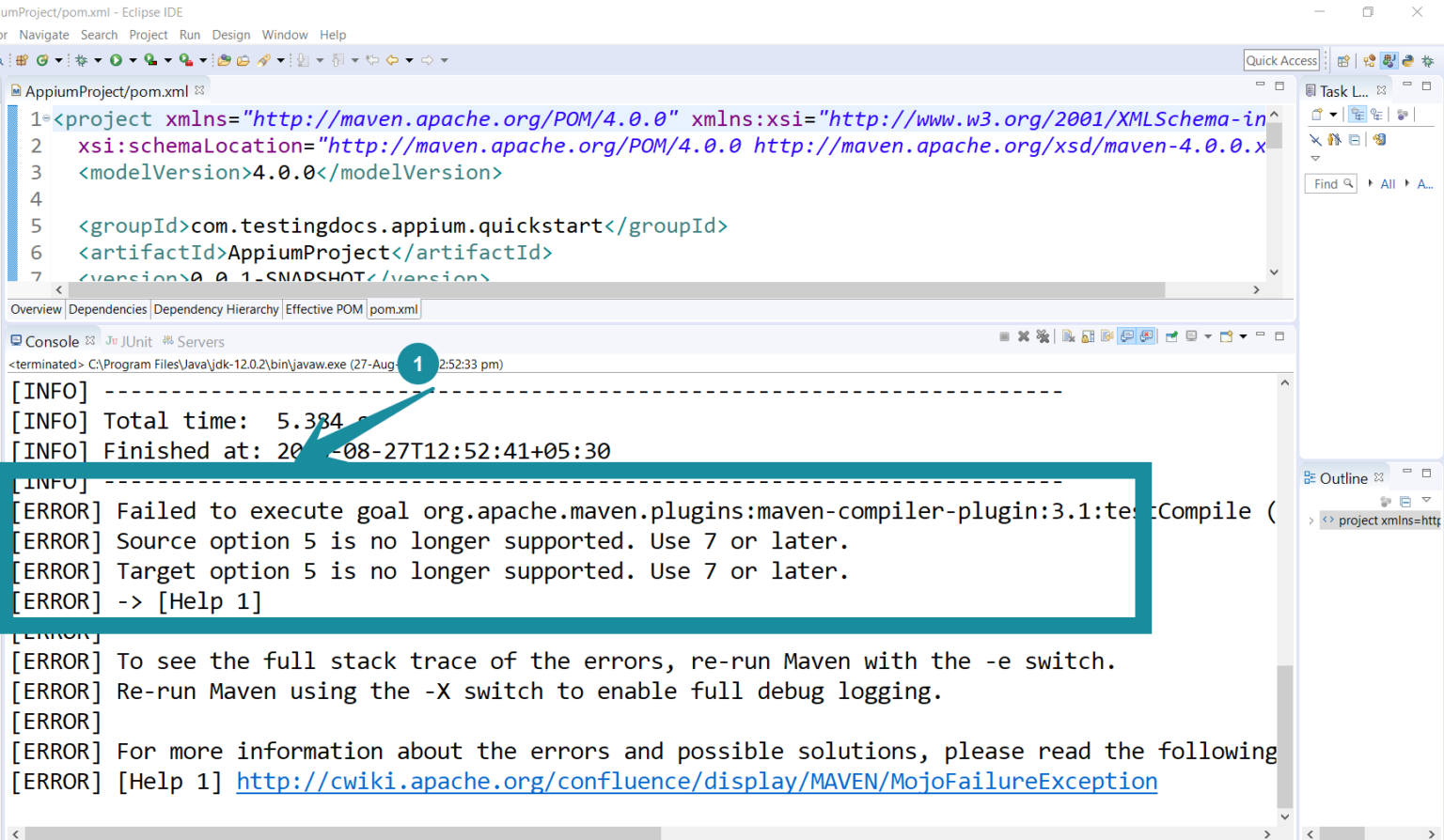 How to fix Source option 5 is no longer supported. Use 7 or later ...