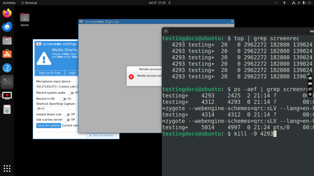 How to Terminate an unresponsive program on Linux? - TestingDocs