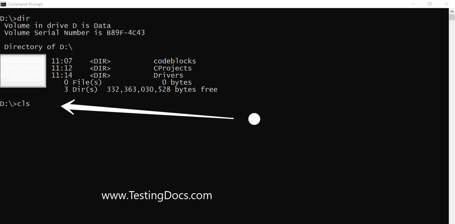 Basic Dos Commands 2024 Testingdocs