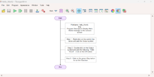 Print Hello World Flowchart - TestingDocs.com