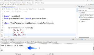 @parameterized Test Example - TestingDocs.com