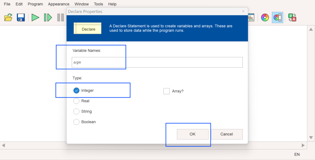 Create Variables - TestingDocs.com