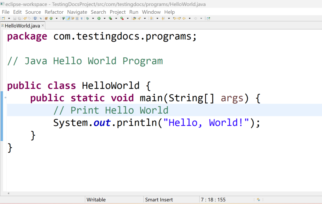 Integrated Development Environment - TestingDocs.com