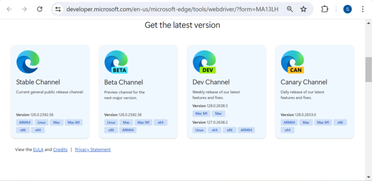 Microsoft Edge Driver - TestingDocs.com
