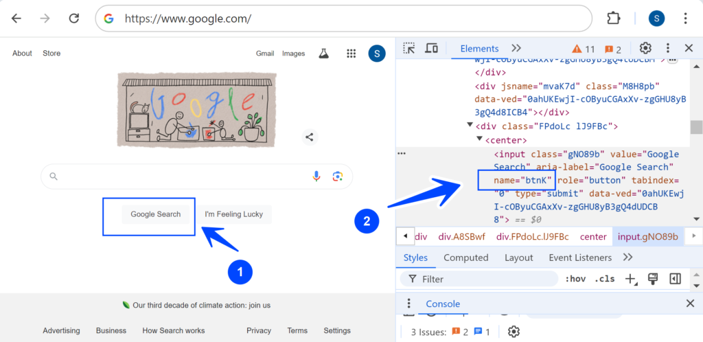 Inspecting Web Elements - TestingDocs.com