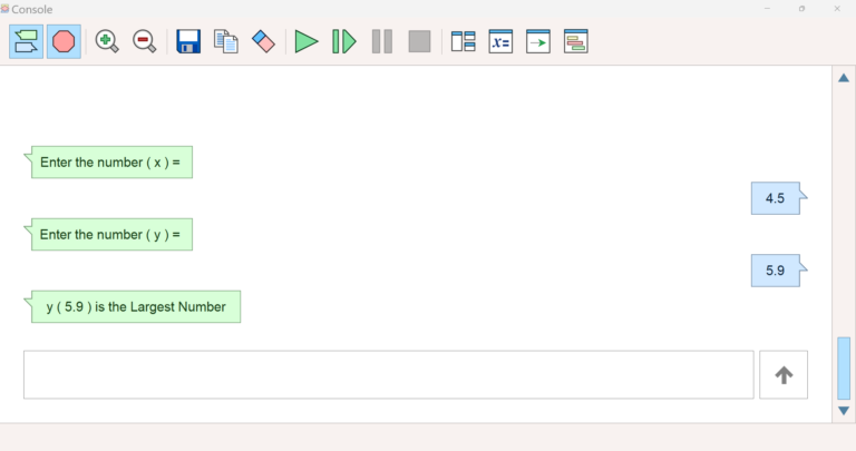 Largest of Two Numbers Flowchart - TestingDocs.com