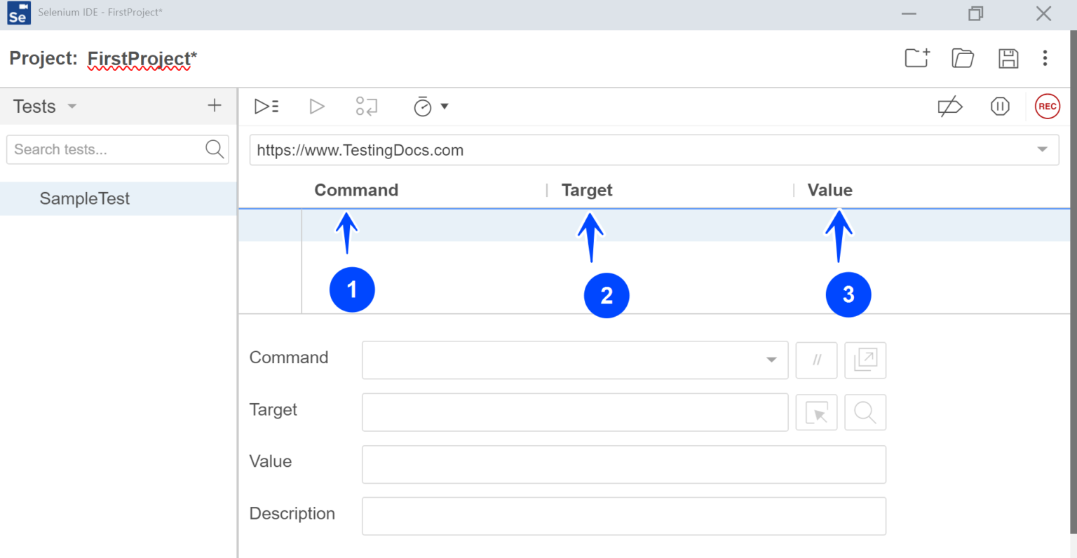 Selenium IDE Test Structure - TestingDocs.com