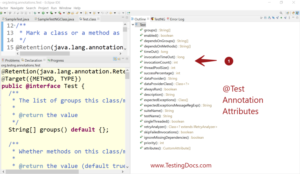TestNG @Test Annotation - TestingDocs