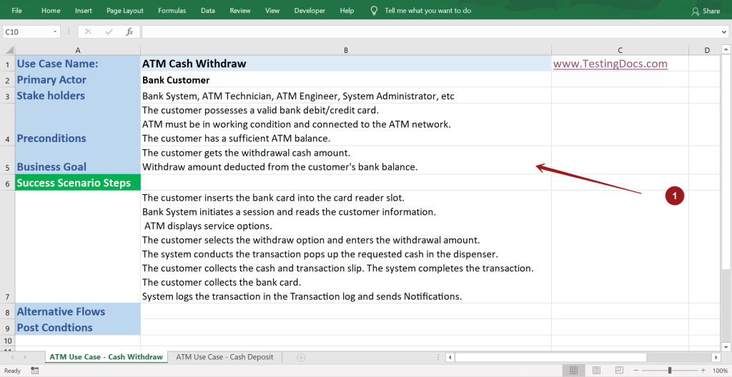ATM Use Cases - TestingDocs