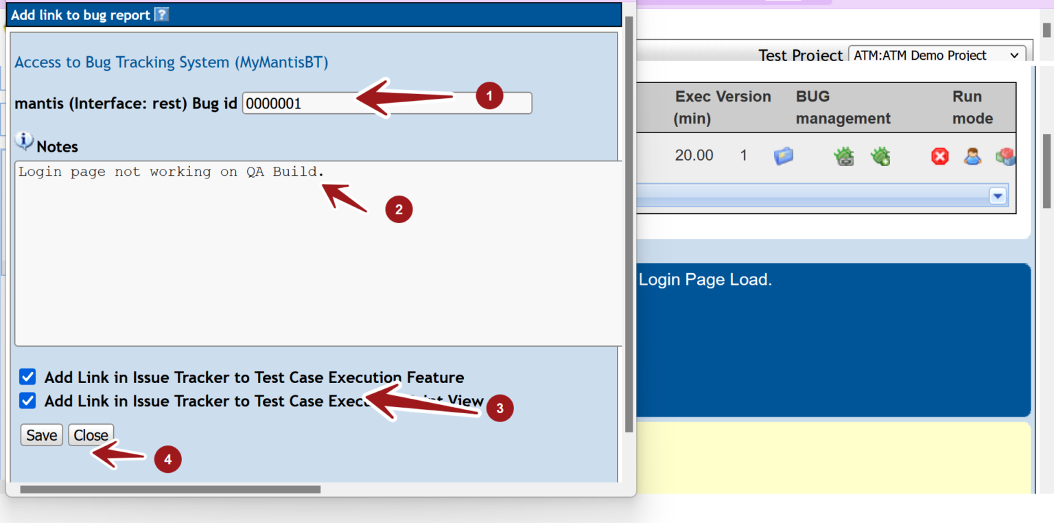 Link Defects to Test Cases in TestLink - TestingDocs