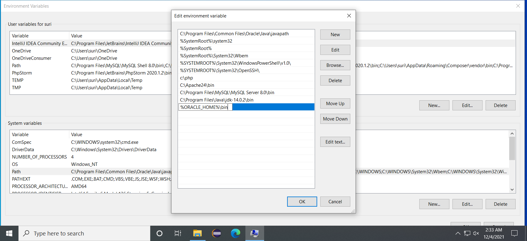 Set ORACLE HOME Environment Variable 2024 TestingDocs