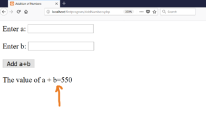PHP Program to Add Two Numbers - TestingDocs