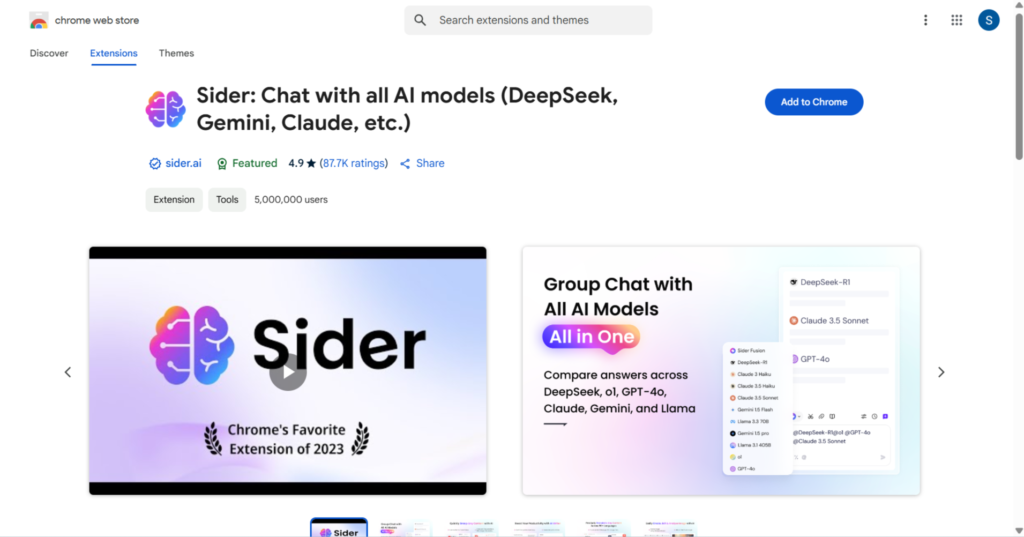 Sider Free ChatGPT Browser Extension - TestingDocs