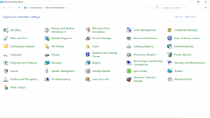 Control Panel on Windows 11 - TestingDocs