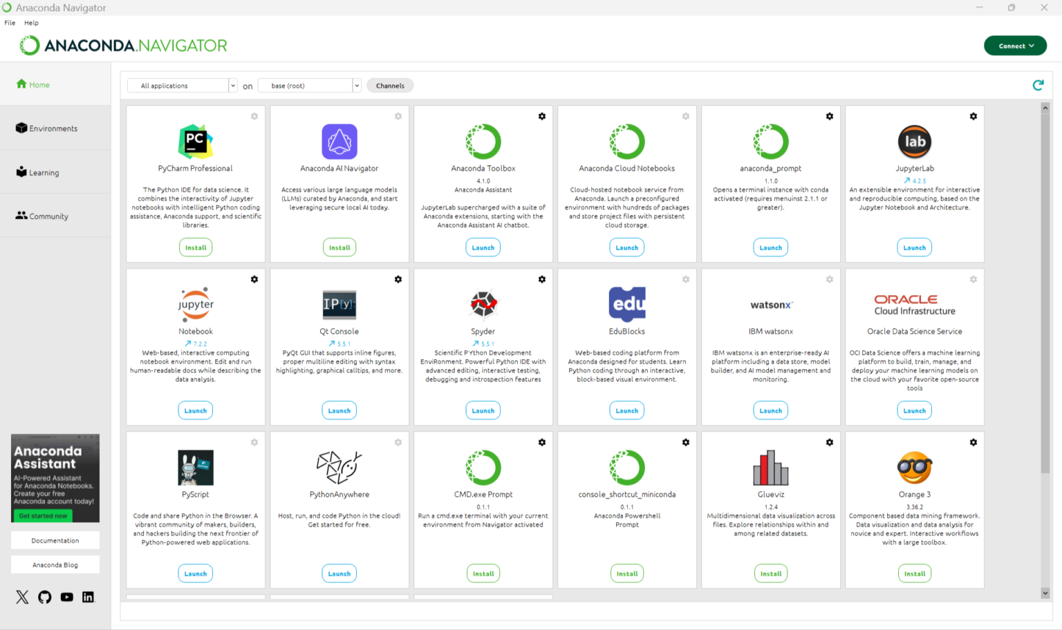 Anaconda Navigator - TestingDocs