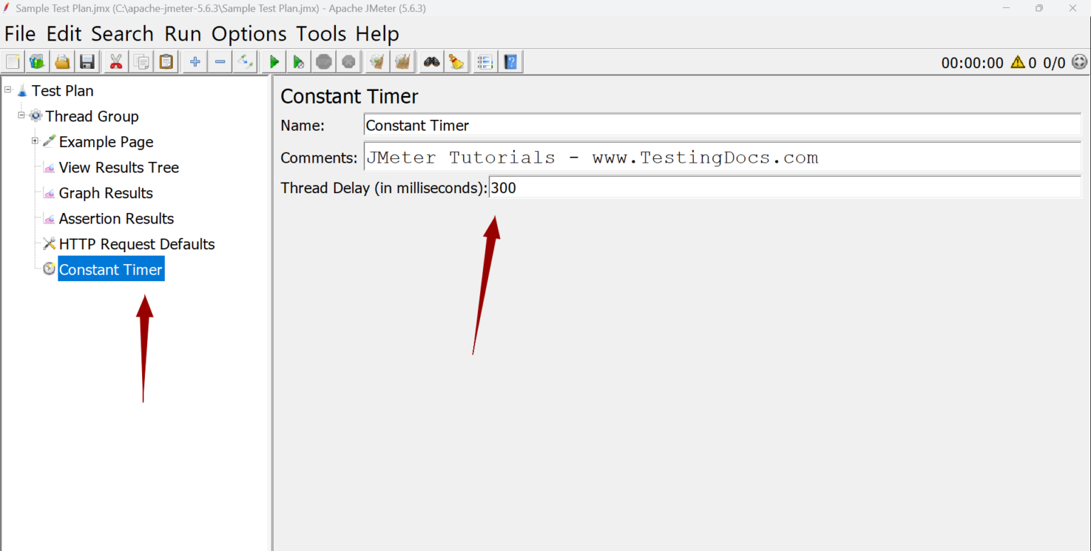 JMeter Constant Timer - TestingDocs