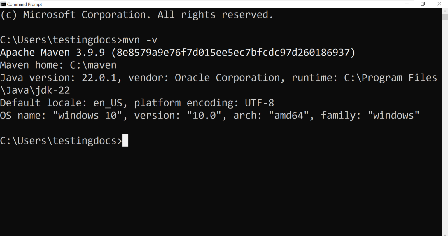 Apache Maven Tutorial - TestingDocs