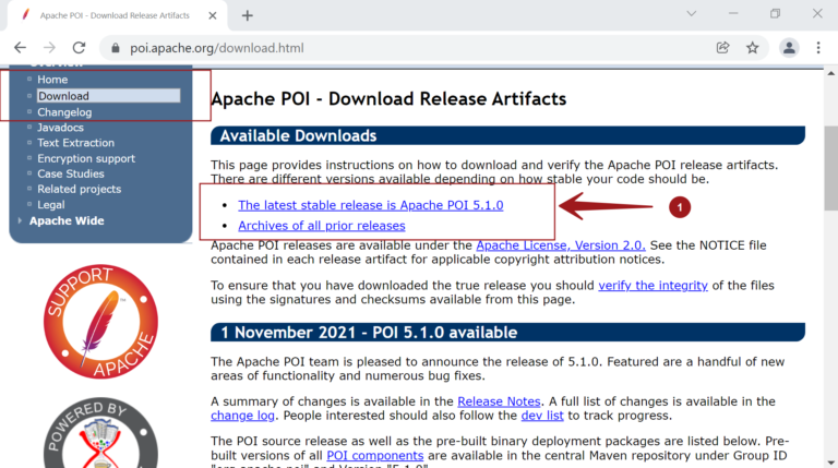 Download Apache POI | TestingDocs