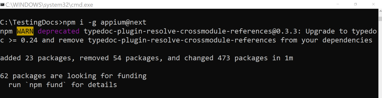 Appium 2.0 Installation - TestingDocs