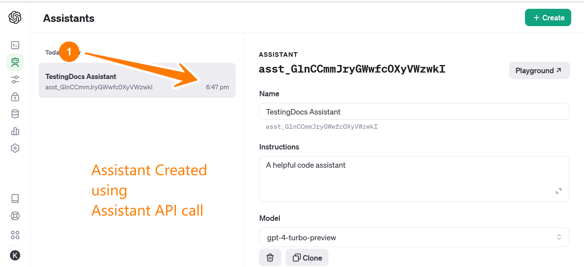 Create Assistant Api Request 2023 Testingdocs