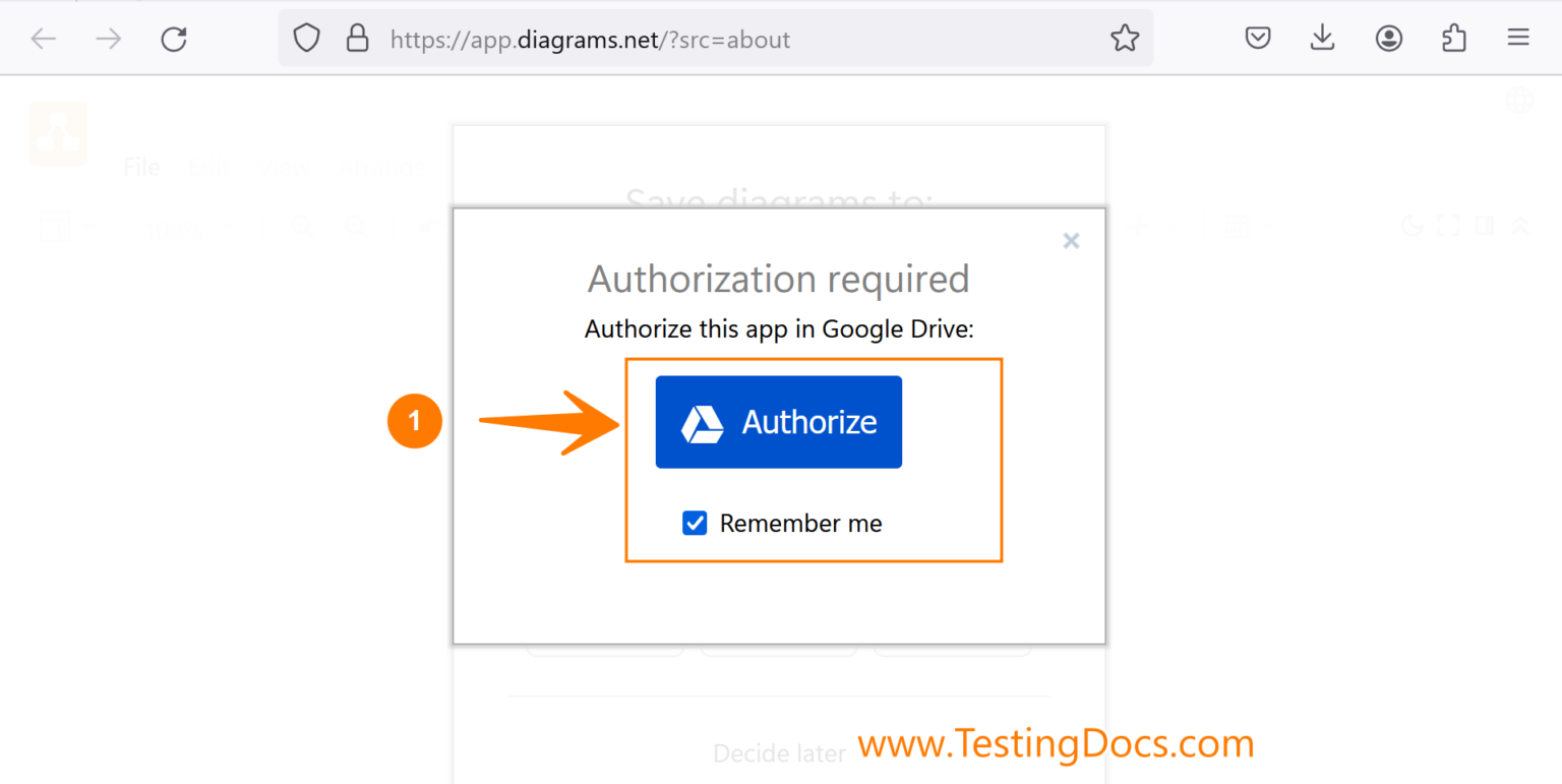 Save Draw.io Diagram - TestingDocs