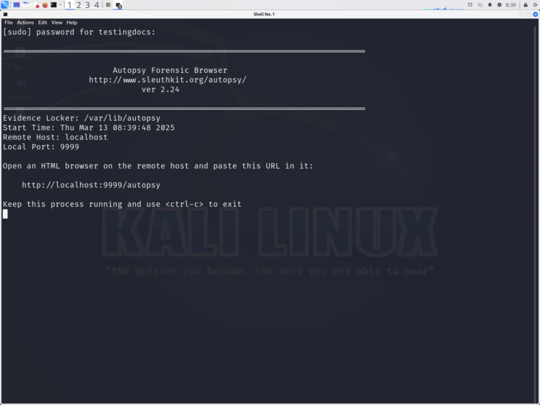 Kali Linux Forensic Tools - TestingDocs