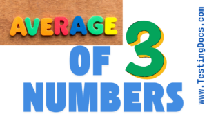 Average of Three Numbers Flowchart - TestingDocs