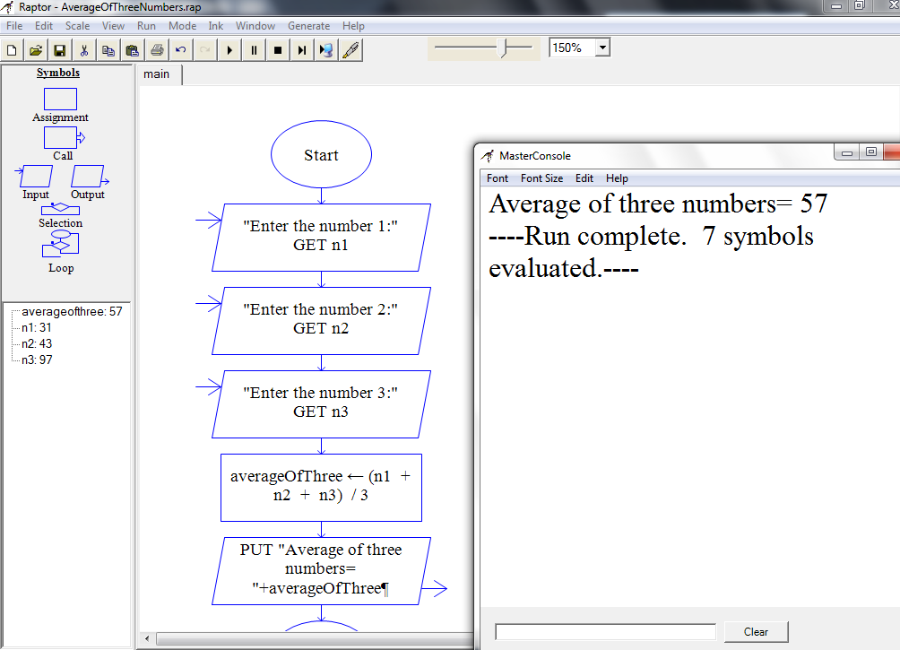 Average Of Three Numbers Flowchart TestingDocs