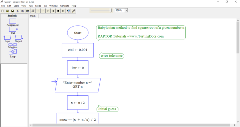 Find the square root of a number [Babylonian method ] - TestingDocs